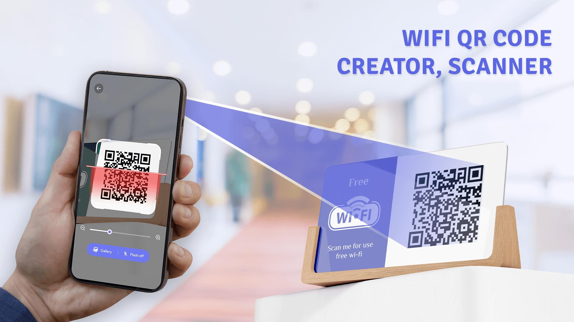 WIFI QR Code Creator, Scanner APK للاندرويد تنزيل WIFI QR Code Creator, Scanner APK للاندرويد تنزيل