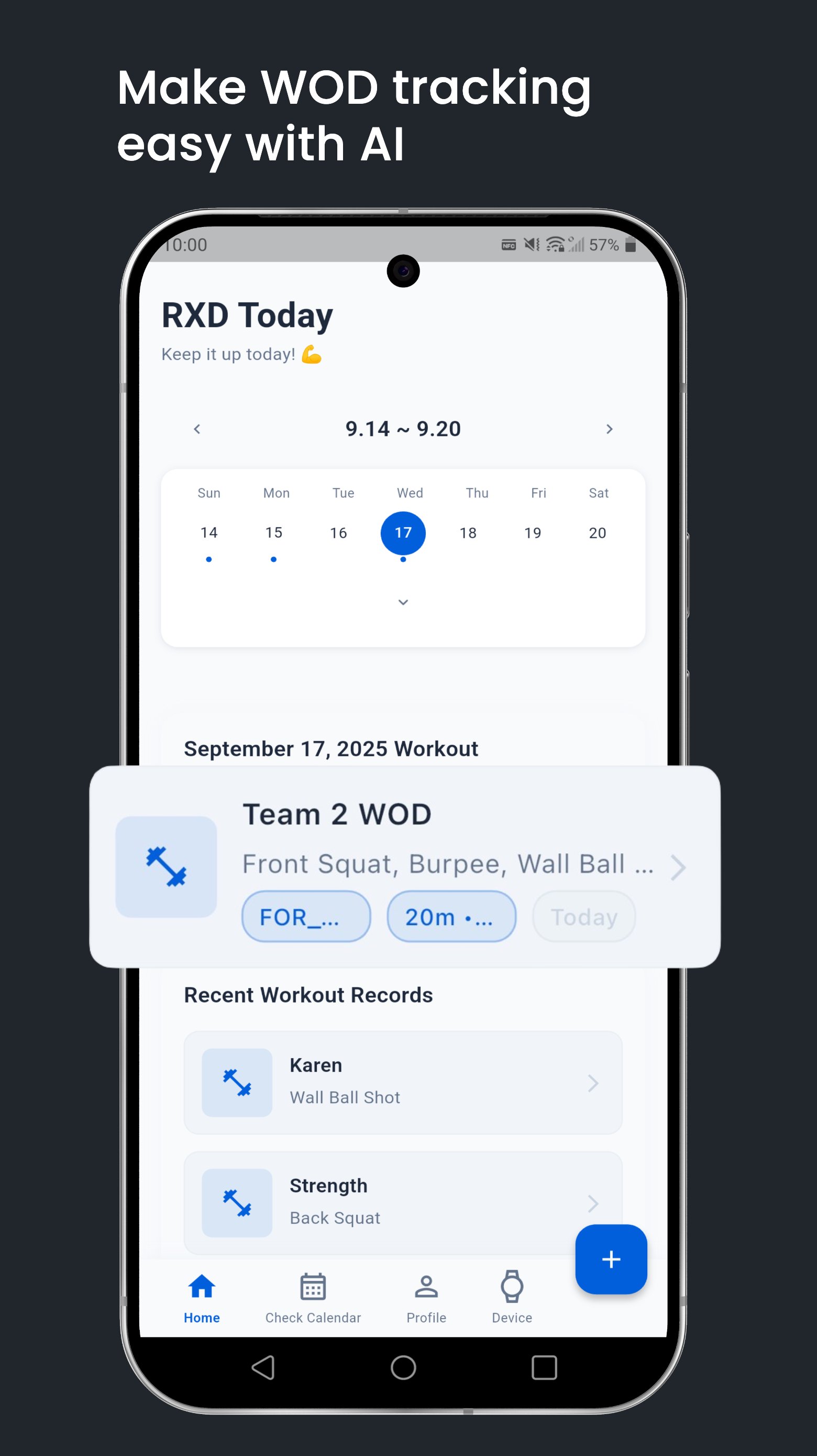 Rxd Today - WOD Tracker APK 1.0.9 pour Android Gratuit télécharger
