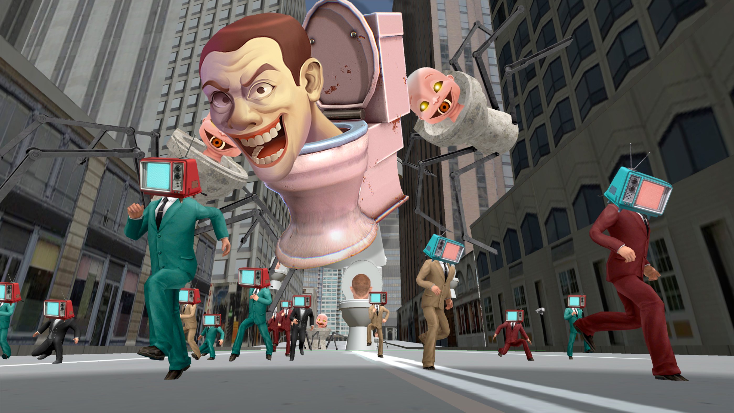 Skibidi War & Toilets Attack APK for Android Download