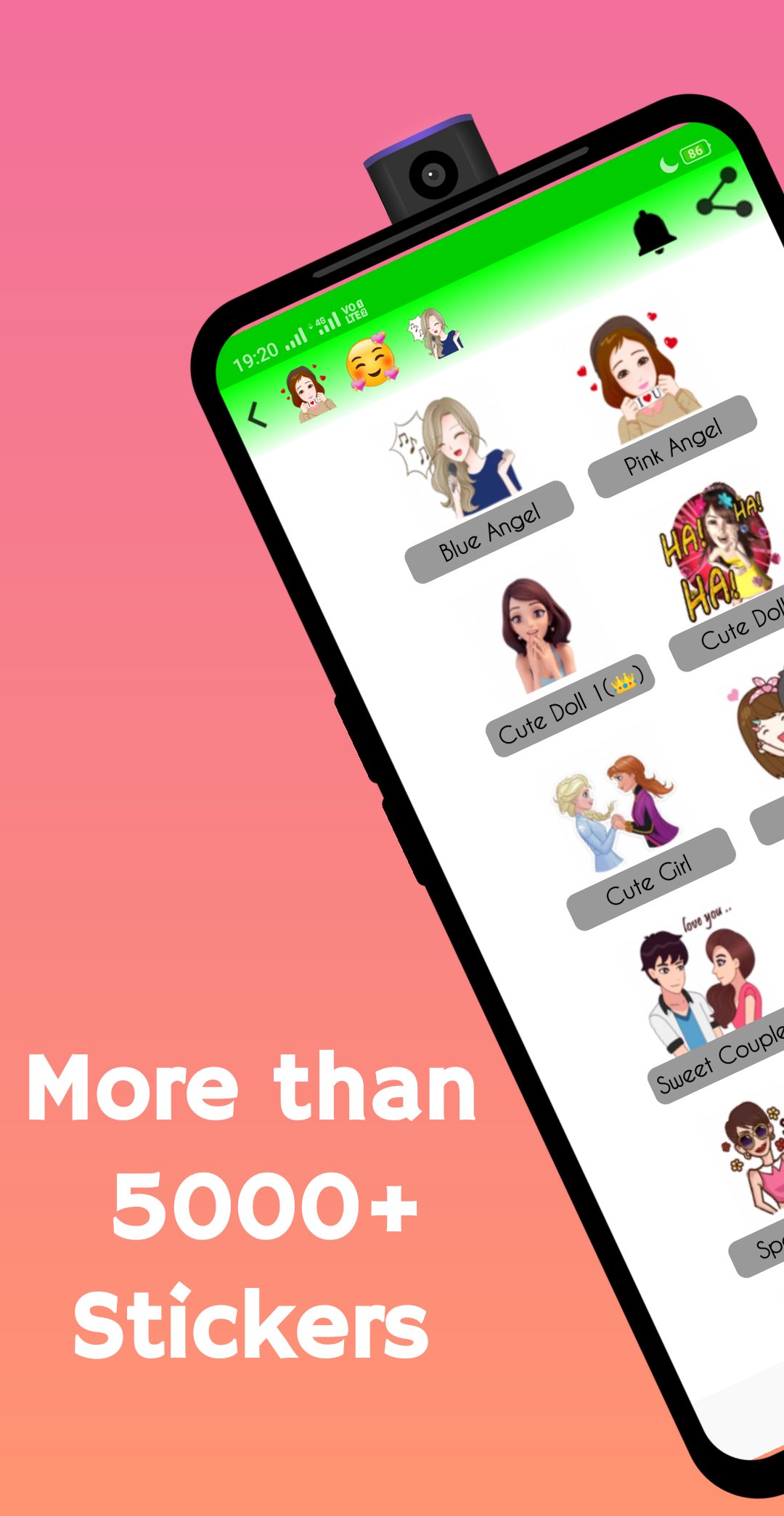 Cute Girl Animated Stickers APK Download for Android - Latest Version