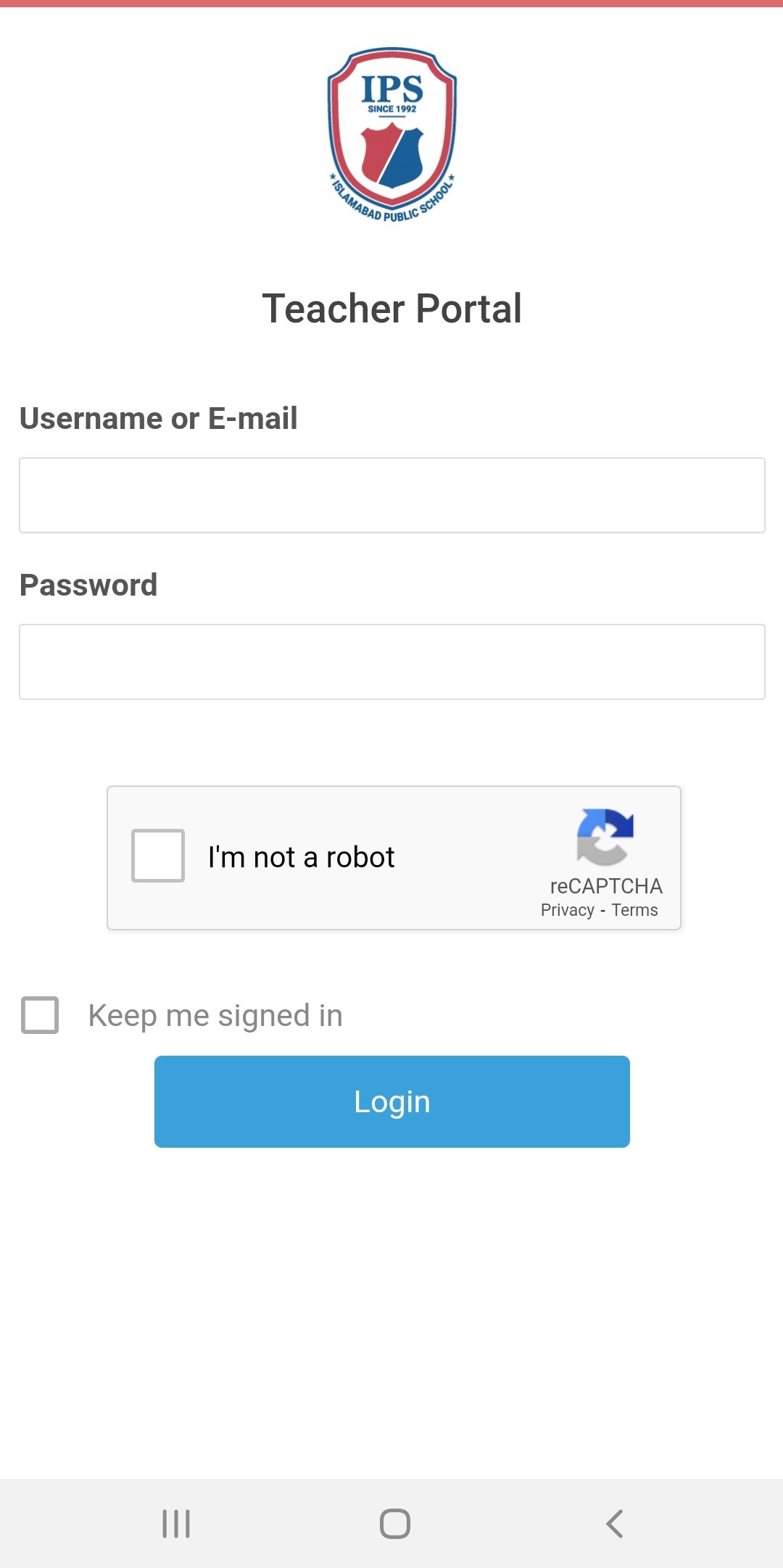 IPS Teacher Portal APK for Android Download