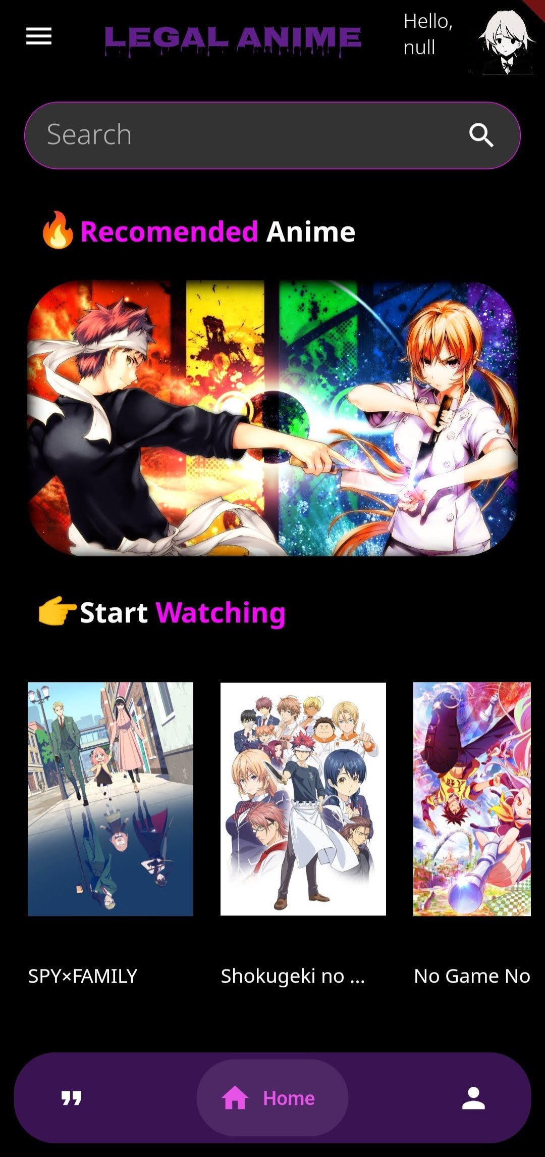 Legal Anime APK للاندرويد تنزيل