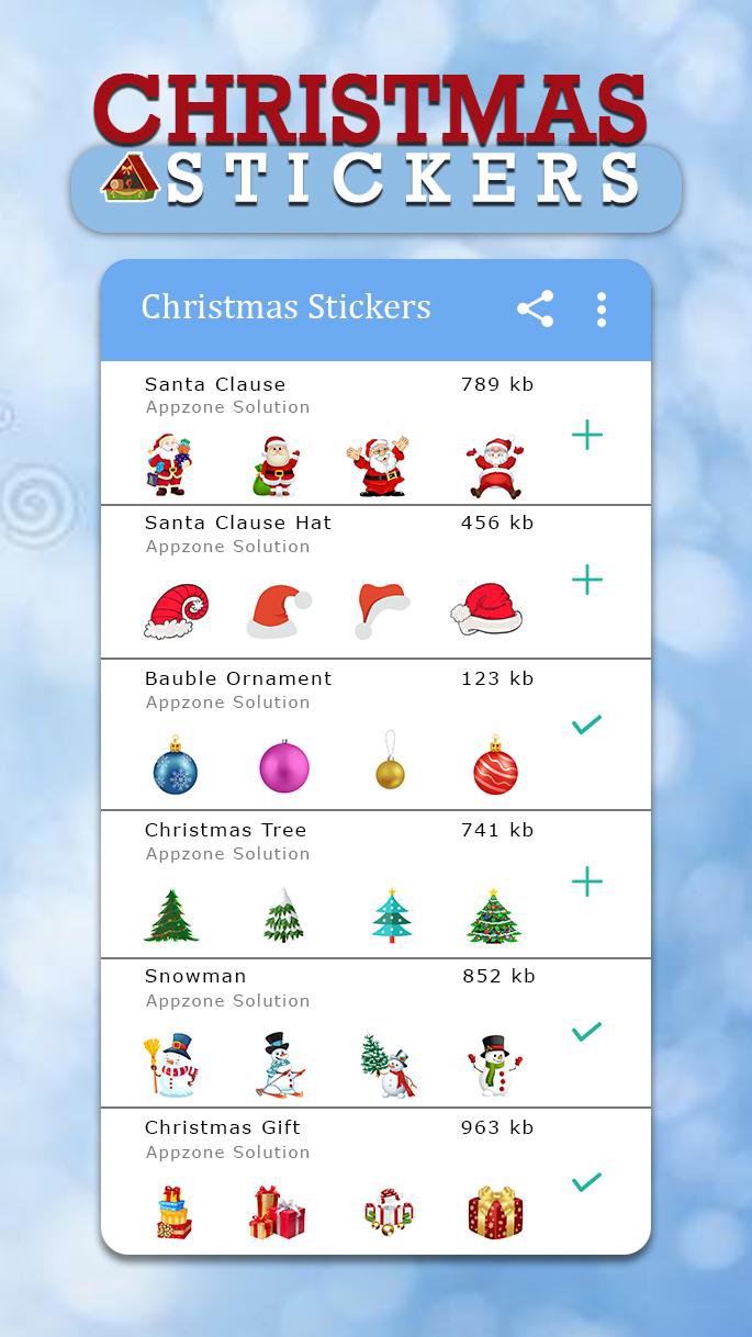 Christmas Stickers For WhatsApp - WAStickerApps APK for Android Download