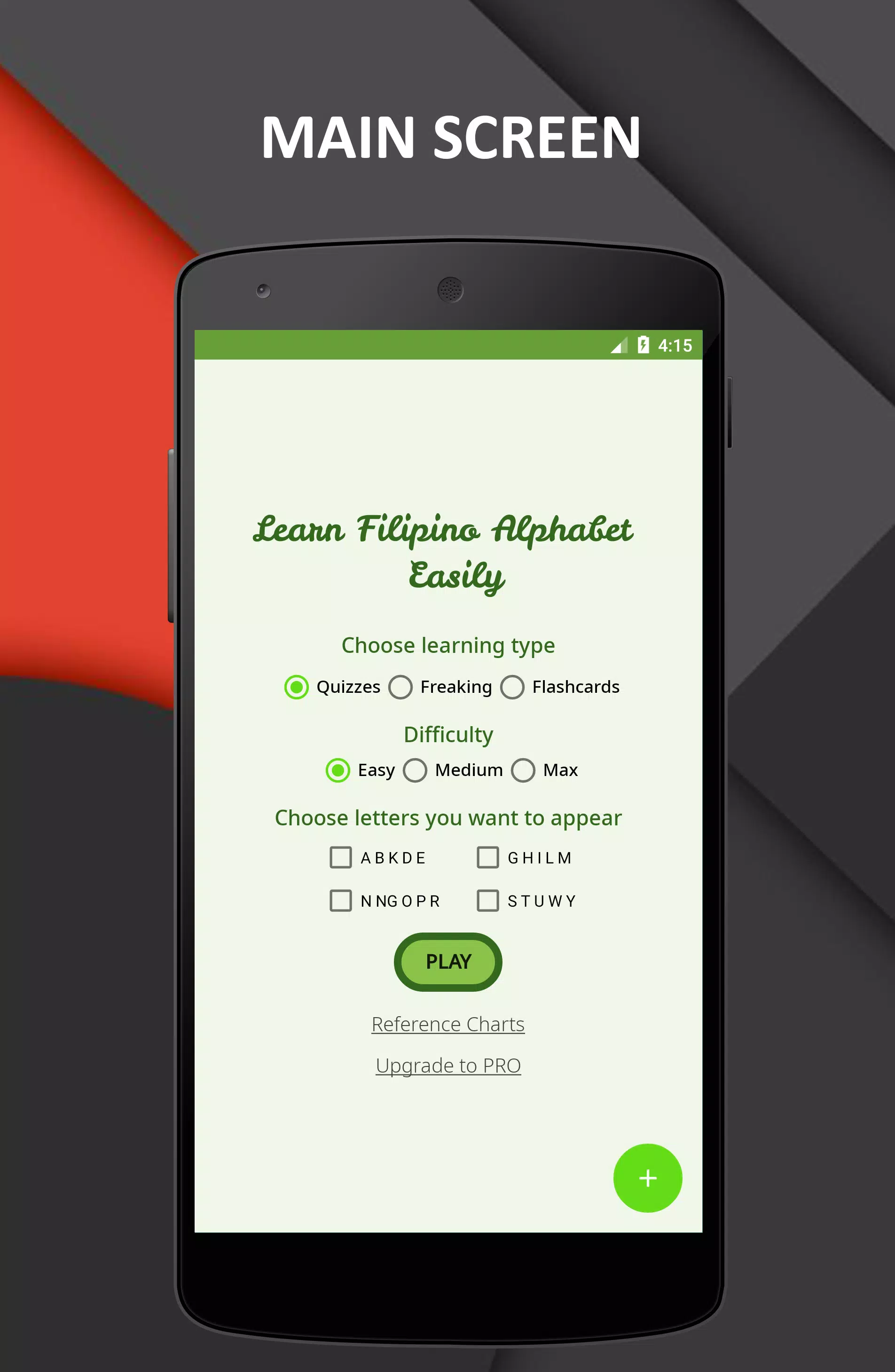 Filipino Alphabet With Pictures