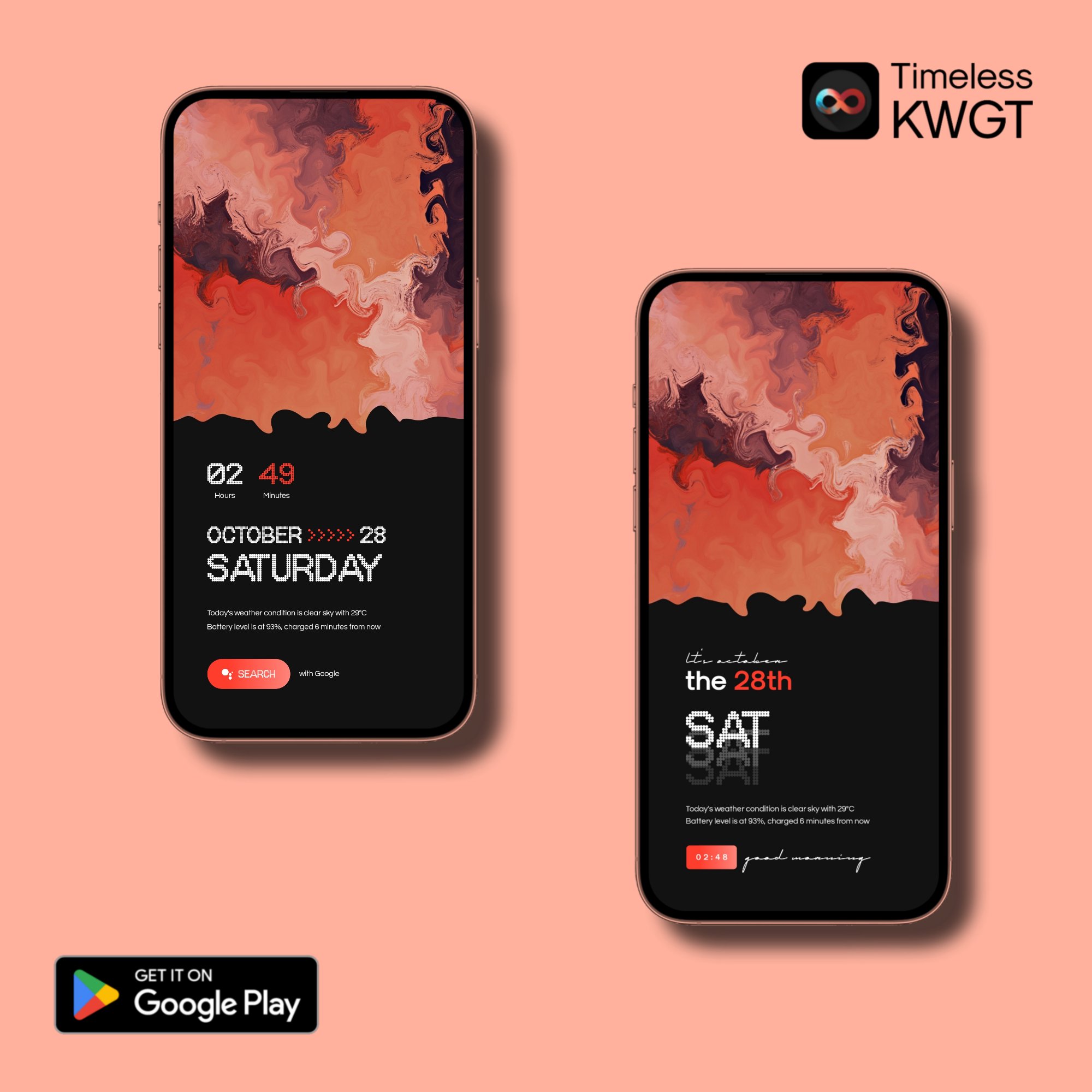 Timeless KWGT Latest Version v2e3k34t231029 for Android