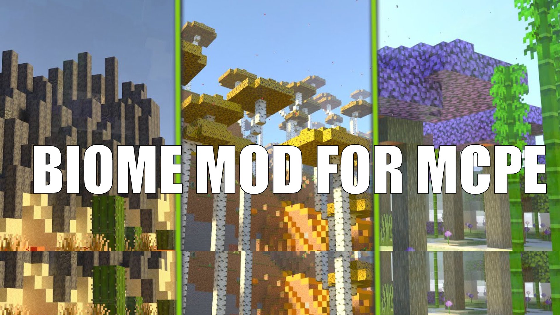 Biomes mod for minecraft MCPE APK for Android Download