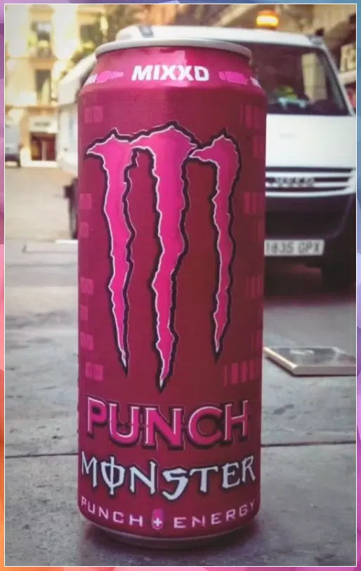 Pink Monster Energy Drink Wallpaper