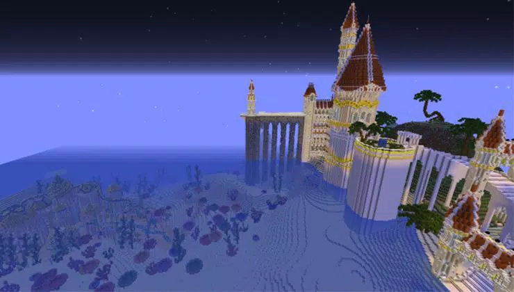 Underwater Castle Minecraft