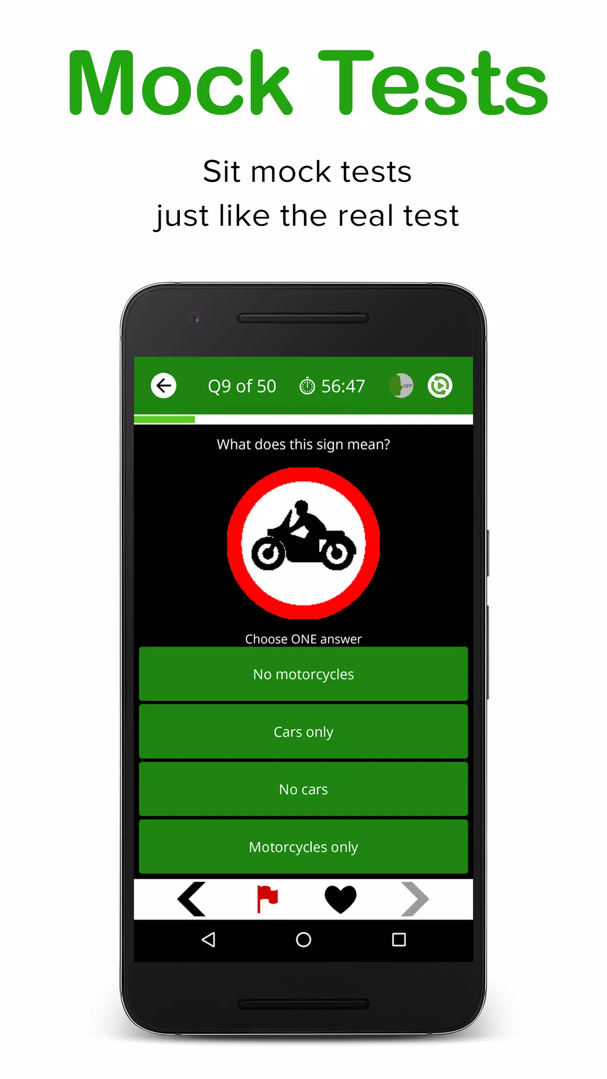 Free Mock Motorcycle Theory Test | Reviewmotors.co