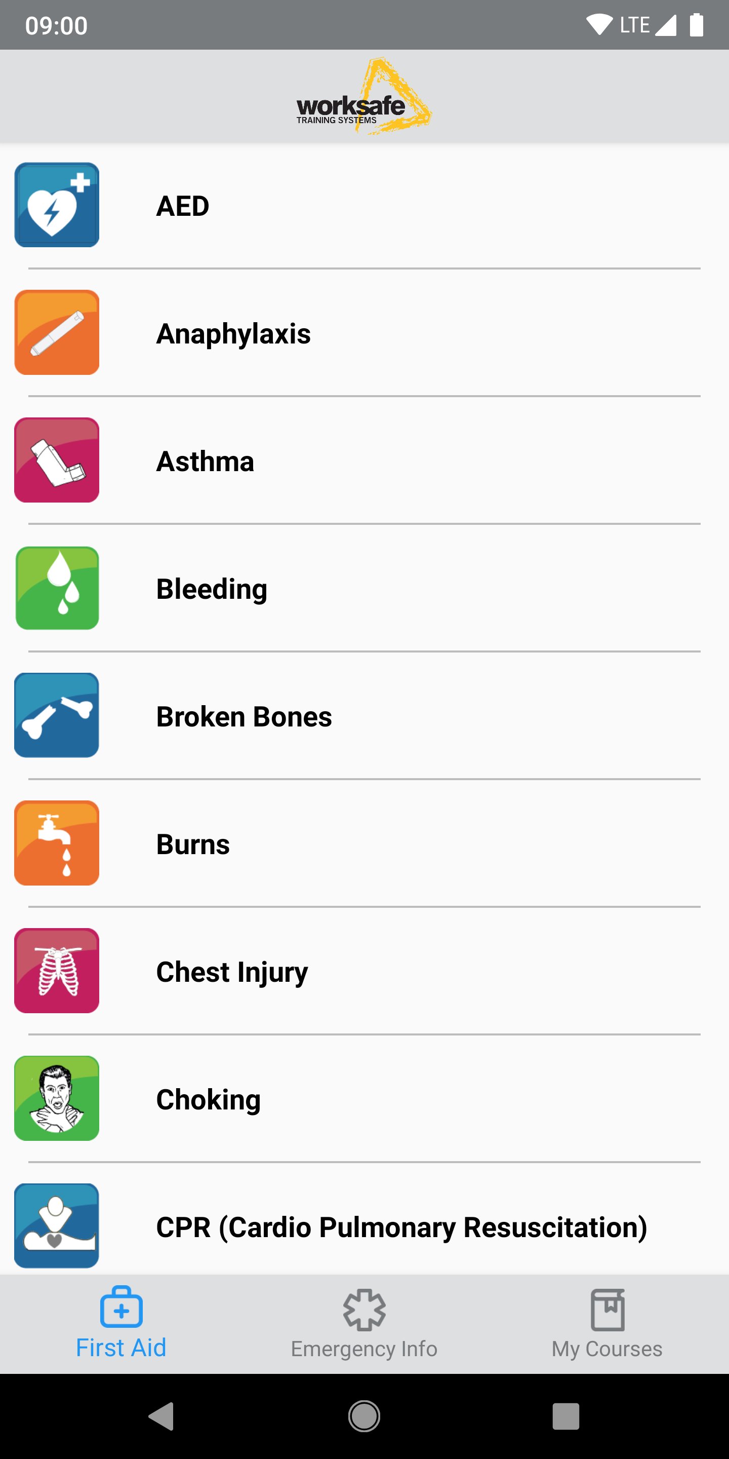 WorkSafe Training Systems - First Aid Guide APK for Android Download