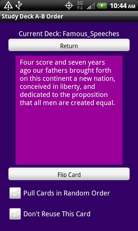 Fast Flash Cards أحدث إصدار 1.0 للأندرويد