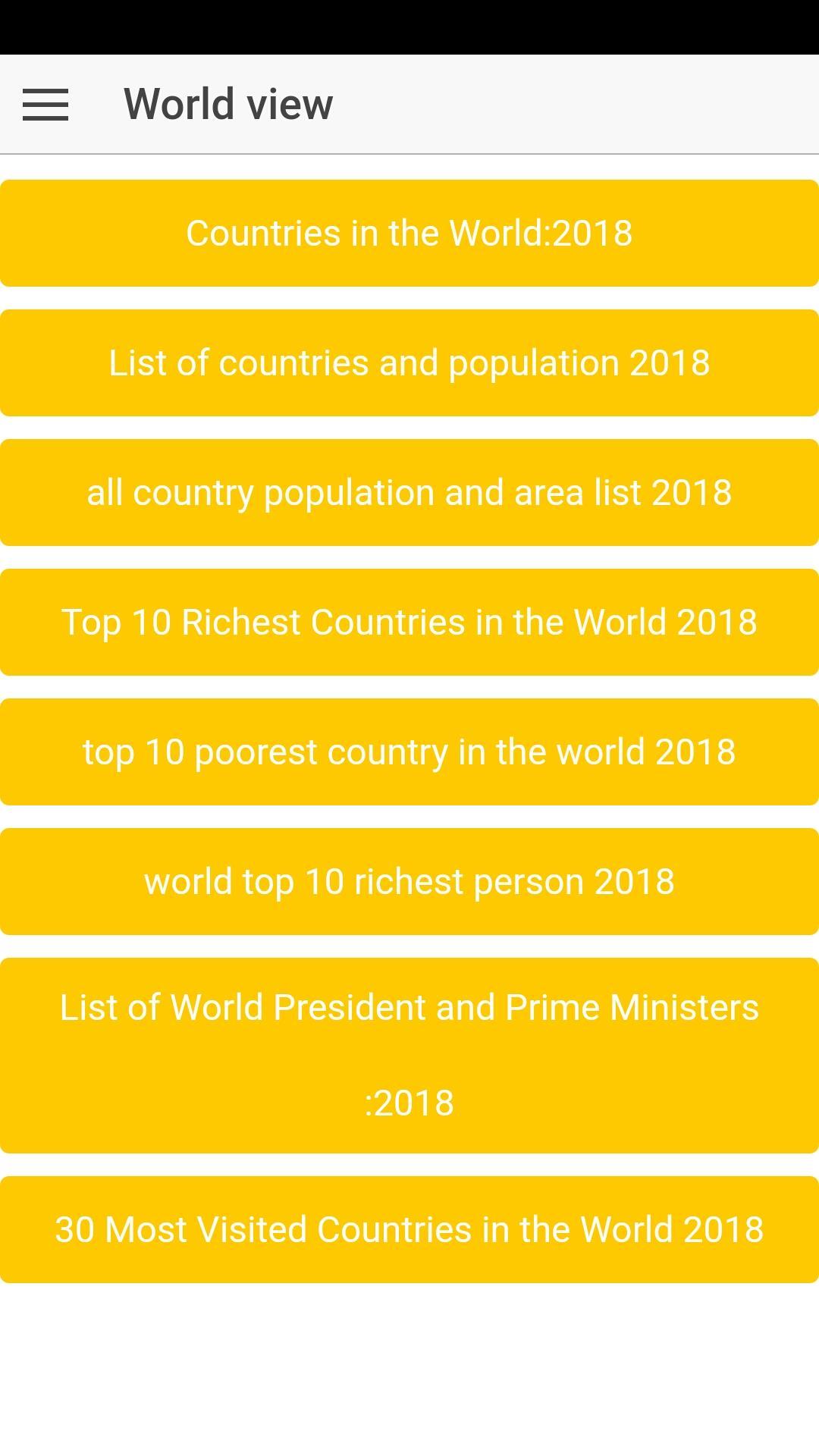 World View 2018 World Population And Top 10 List APK For Android Download world-view-2018-world-population-and-top-10-list-apk-for-android-download