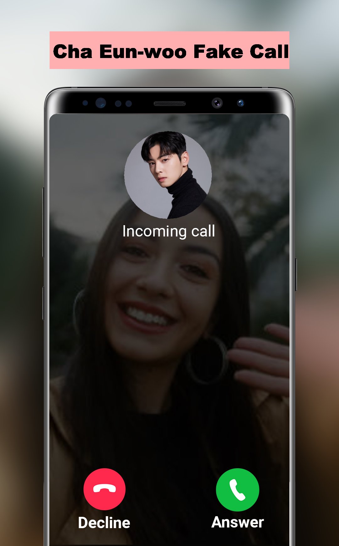 Descargar Cha Eun-woo Fake Call APK Última Versión 1.2.4 para Android