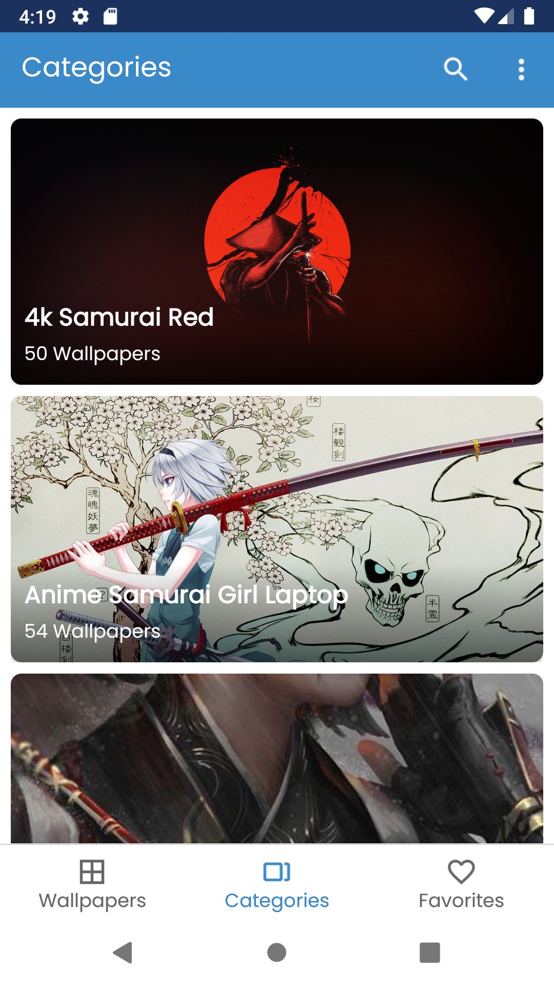 Android için Samurai anime wallpapers 4k - APK'yı İndir