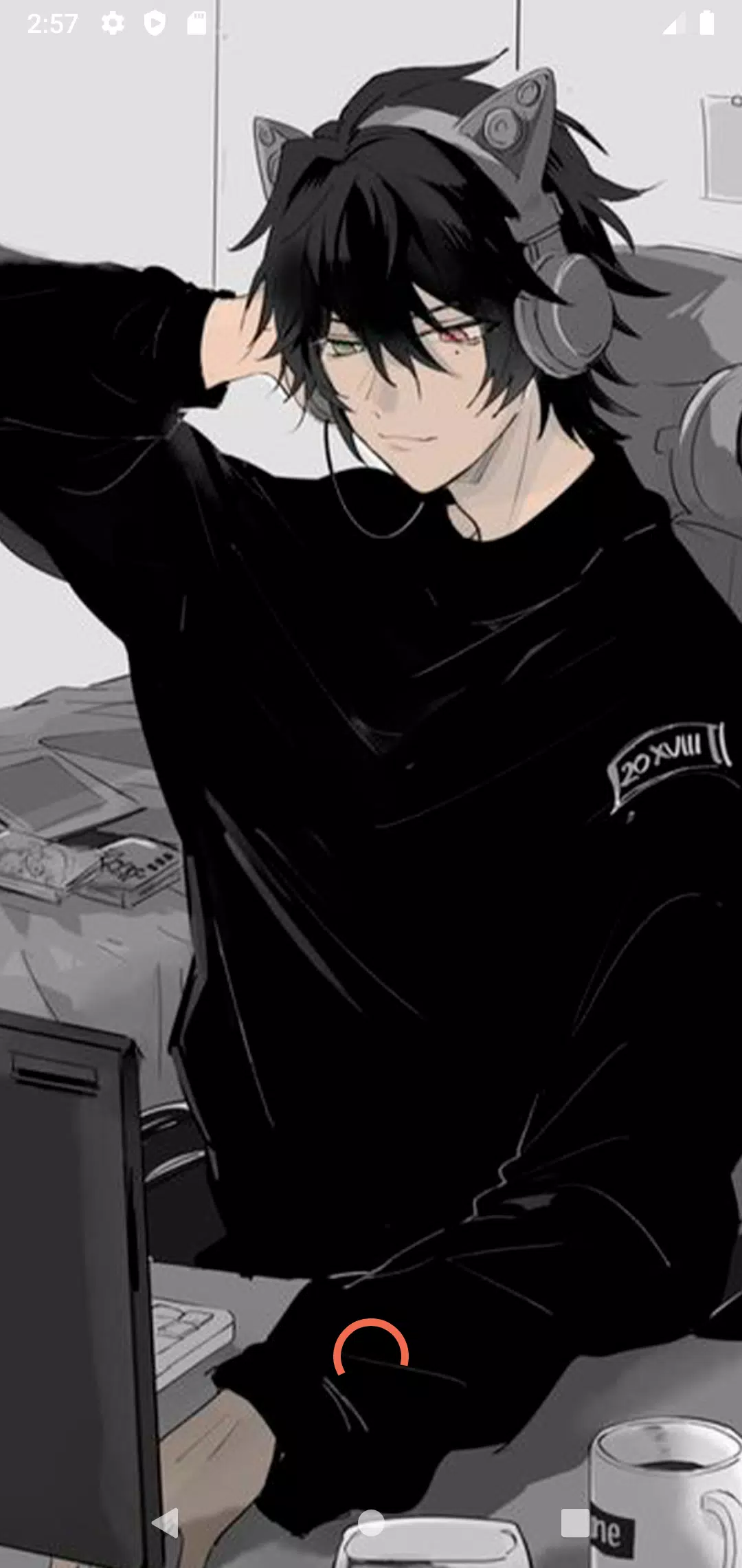 Emo Cat Anime Wallpaper