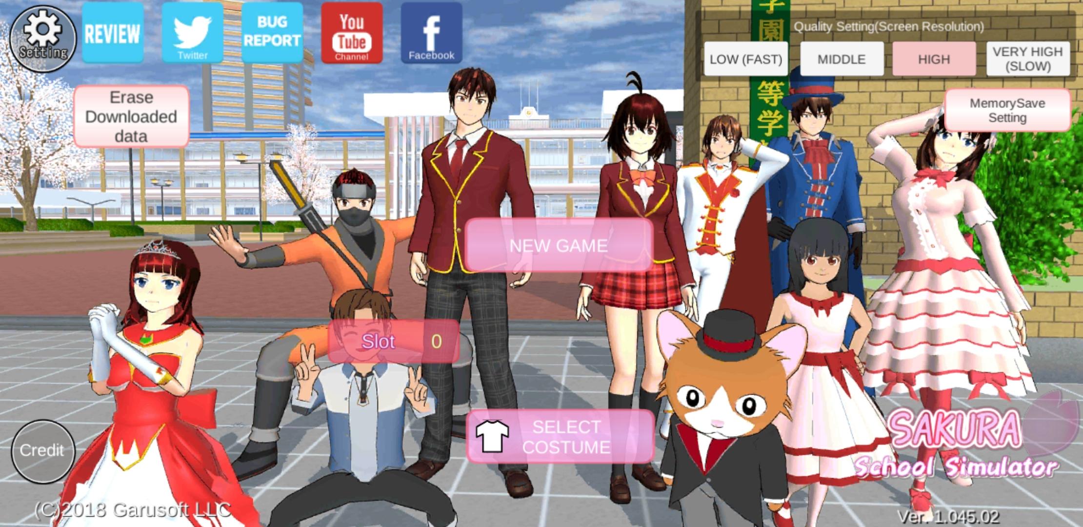 Sakura School Simulator Apk برای دانلود اندروید