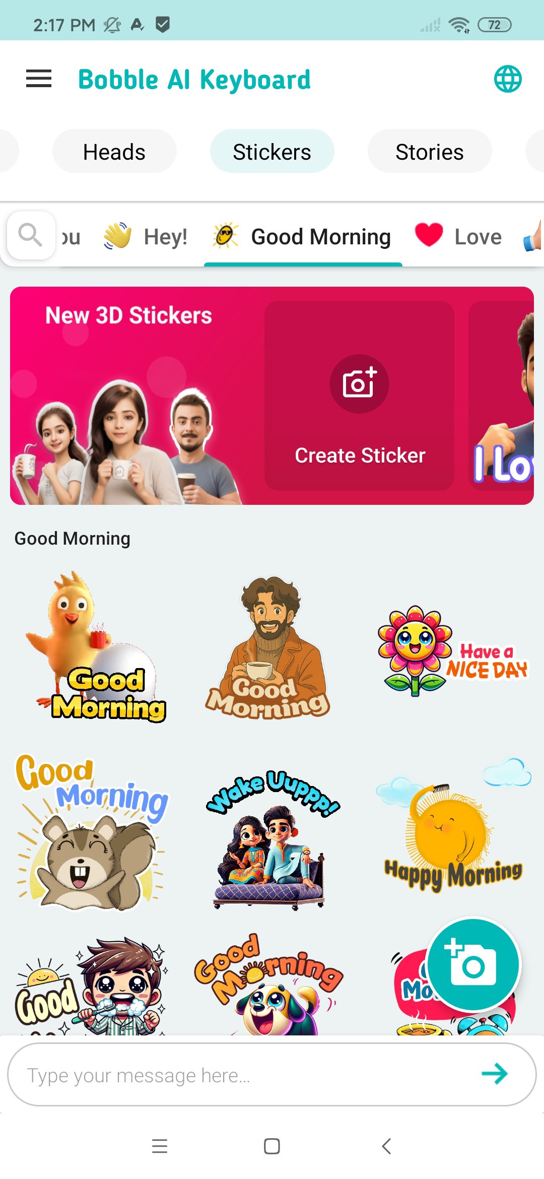 Bobble AI Keyboard APK for Android Download