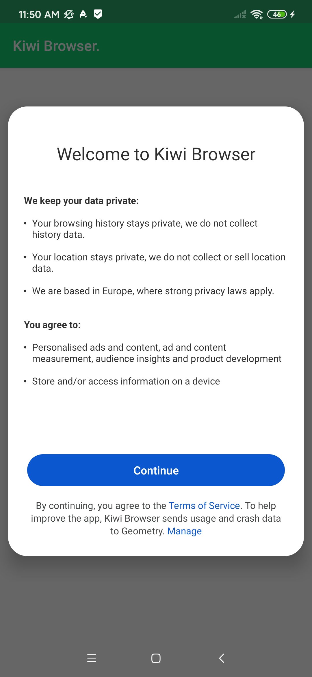 Unduh APK Kiwi Browser untuk Android - Versi Terbaru