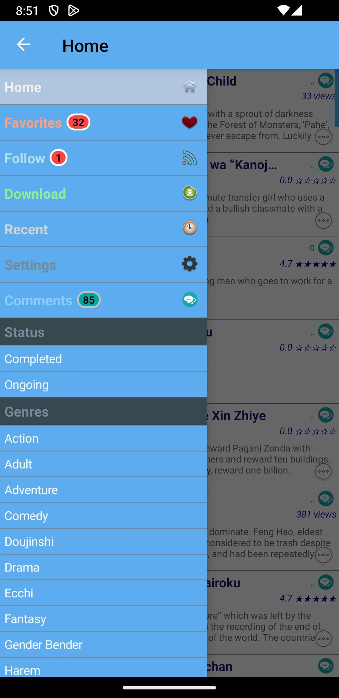 Manga World APK per Android Download