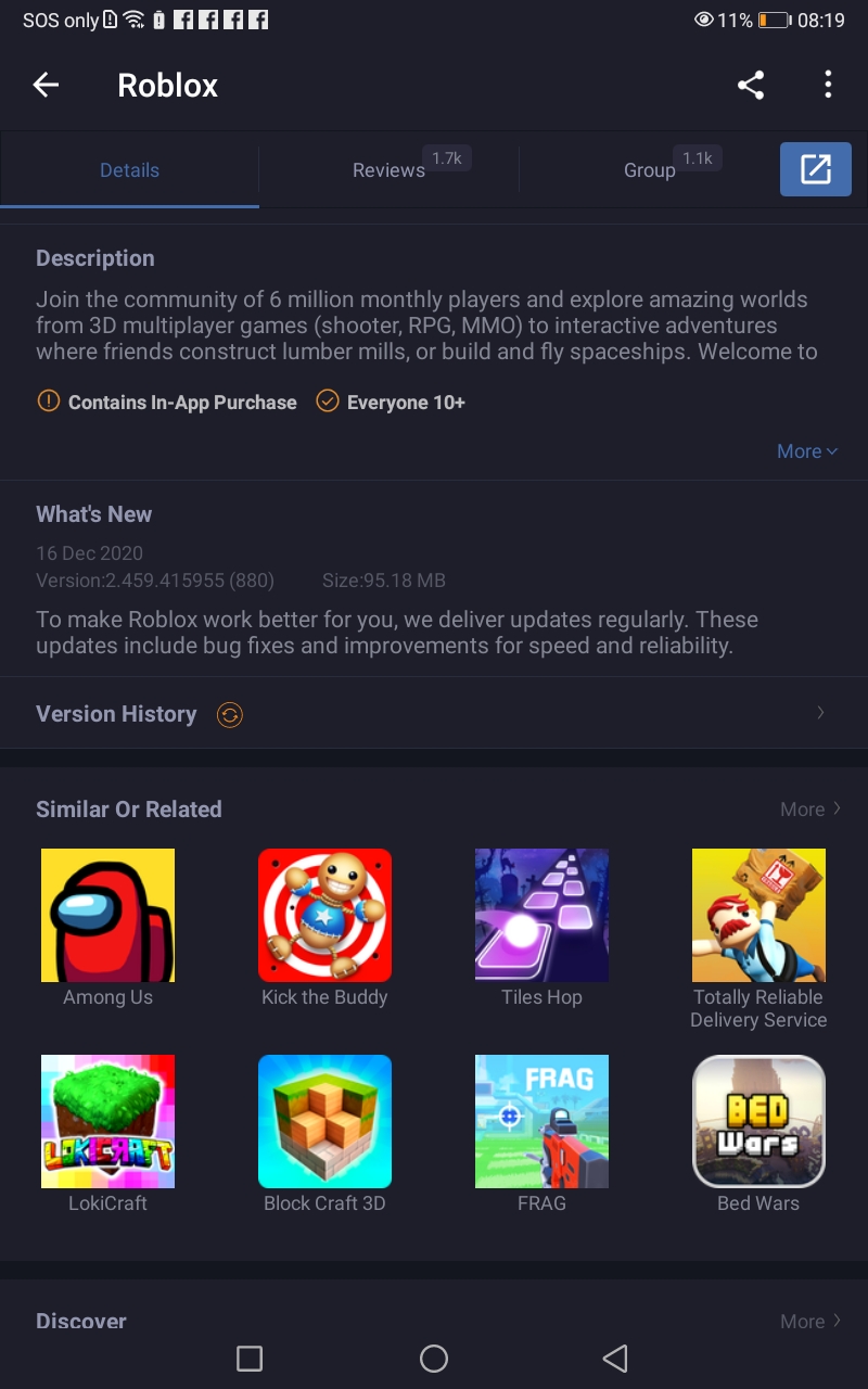 DavMagicalTheHyper eine Empfehlung unter Roblox Diskussionsgruppe ...