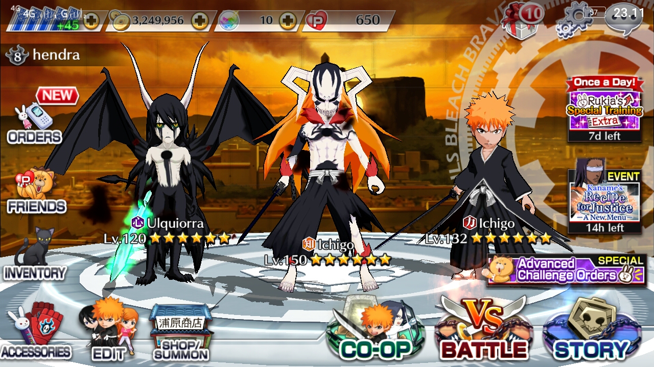 Hendra Ss Hendra add a post under Bleach:Brave Souls Anime Games ...